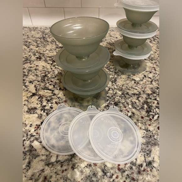 Tupperware | Kitchen | 6 Vintage Tupperware Custardpudding Containers ...